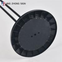 China Aluminium Alloy Poster Display Stand 300x430mm Adjustable Panel Double Pole for sale