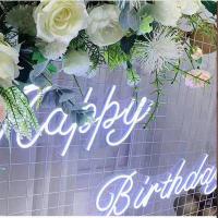 China Indoor Acrylic Neon Letter Signs for sale
