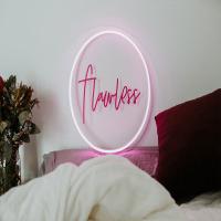 China Indoor 12V Neon Letter Signs 8mm-10mm Acrylic Plate Long Durable for sale