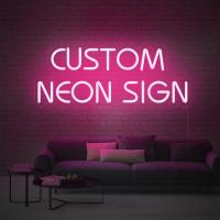 China Indoor 12V Neon Letter Signs 8mm-10mm Acrylic Plate Long Durable for sale