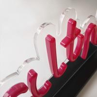 China Romantic Wall Mounted Neon Signs Portable Acrylic LED Neon Sign for sale