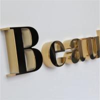 China Company Lobby Polished 3D Metal Letters Stainless Steel Lettering Signage for sale