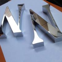 China Waterproof 3D Metal Letters Mirror Finished 304 Stainless Steel for sale
