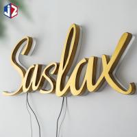 China Flat Cutting Stainless Steel Letters For Wall Long Durable Custom Metal Letters for sale