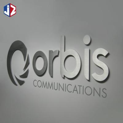 China Flat Cutting Stainless Steel Letters For Wall Long Durable Custom Metal Letters for sale