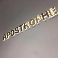 China Customized Acrylic Paint Backlit LED Letters Halo Illuminated Signs for sale