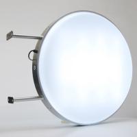 China Illuminated Hanging Lightbox Sign Safety Low Voltage Double Sided Content for sale