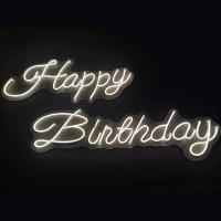 China Happy Birthday Neon Letter Signs for sale