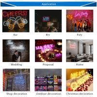 China custom Acrylic Love Neon Light Sign power saving For Christmas Halloween Bedroom for sale