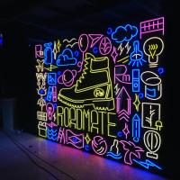 China durable Crystal Custom Neon Logo Sign 50000 Hours Working Lifetime for sale