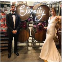 China Indoor LED Neon Letter Signs Acrylic Material Wedding For Home Wall for sale