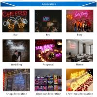 China Standing Neon Letter Signs rich colors acrylic Easy Installation for sale