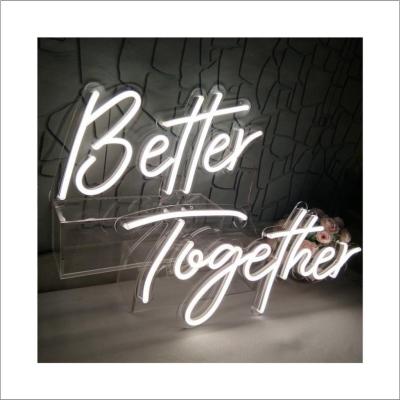China Logo Custom Made Neon Letter Signs Low Consumption for Wall for sale