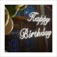 China Low Consumption Neon Letter Signs Free Design Happy Birthday for sale