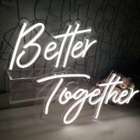 China Low Consumption Neon Letter Signs Free Design Happy Birthday for sale
