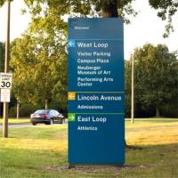 China Free Standing Directional Wayfinding Signs for sale