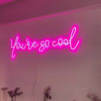 China 12V Neon Letter Signs 8mm Acrylic Neon Lights For Wedding Decoration for sale