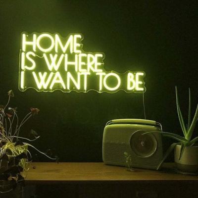 China 12V Neon Letter Signs 8mm Acrylic Neon Lights For Wedding Decoration for sale