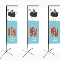 China Fiber Pole 4.5m Outdoor Banner Flags Double Sided Feather Flags for sale