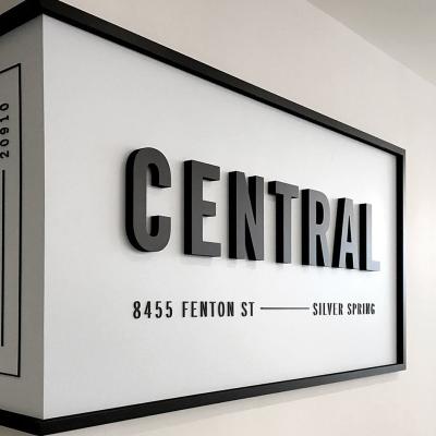 China Acrylic 3D LED Letter Signage Input AC 100V-240V For Indoor Background Wall for sale