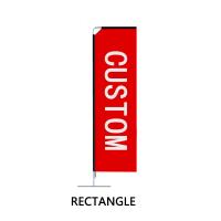 China OEM 3.4m Outdoor Banner Flags Feather Flag Banners For Advertising Promotion for sale