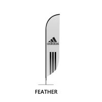 China OEM 3.4m Outdoor Banner Flags Feather Flag Banners For Advertising Promotion for sale