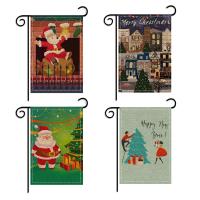 China Digital Printing 600D Double Sided Garden Flag Sublimation Yard Flags for sale
