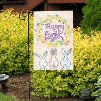 China Double Sided OEM Custom Garden Flags Sublimation Printing Front Yard Banners for sale