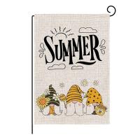 China Double Sided Outdoor Flag Signs Satin Nylon Sublimation Printing Banner for sale
