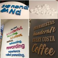 China Plastic Clear Alphabet Sign Letters Custom Logo Acrylic 3D Letter Signage for sale