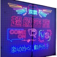 China Acrylic Back Neon Letter Signs for sale