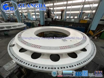 China Yaw Base Plate Wind Turbine Castings Spheroidal Graphite Cast Iron EN-GJS-500-7 , QT500-7 for sale