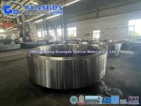 China Large Ring Gear Blank Heavy Steel Forgings 42CrMo4 Diameter Max 6300mm for sale