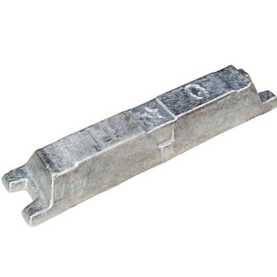 China Solid Primary Aluminium Ingot 6063 6010 Melting Ingot For Building Construction 96 97 for sale