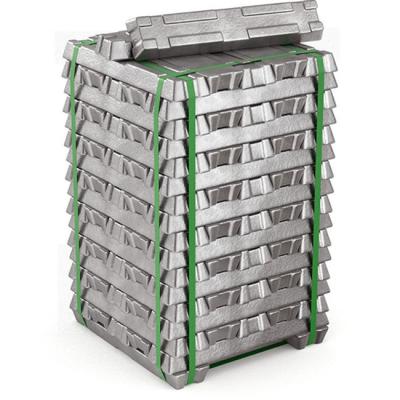 China Metal Extruded Aluminium Ingot 6063 6061 A7 A8 A9 99.9 99.8 99.7 Automobile Industry for sale