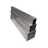 China 1/2 Inch 1 Inch Black Anodised Aluminium Square Tube Powder Coated Hollow 6x6 Round Corner for sale