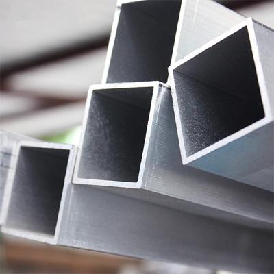 China 6061 Aluminium Square Pipe Alloys Mill Finished Rectangular Hanging Ceiling Furniture Decoration for sale