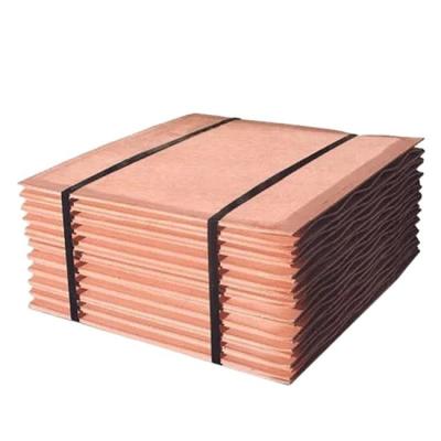 China Pure Copper Cathode Plate Sheet For Electrical Wiring Base Material 105Kg 914mm for sale