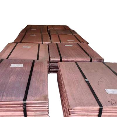 China Pure Bronze Plate C18150 C10100 C10200 Copper Sheet Copper Cathode 99.99% T1 T2 for sale
