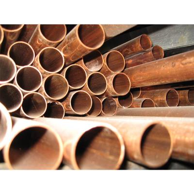 China Medical Copper Round Pipe Tube 10mm 20mm C11000 C12000 99.9% 1/4 For Water straight for sale