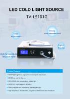 China 120W Endoscopy Surgery LED Medical Cold Light Source With Endoscope Optical Fiber Cable for sale