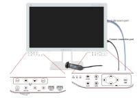 China 27 Inches 4K UHD Endoscope Camera System for Medical Laparoscopy for sale