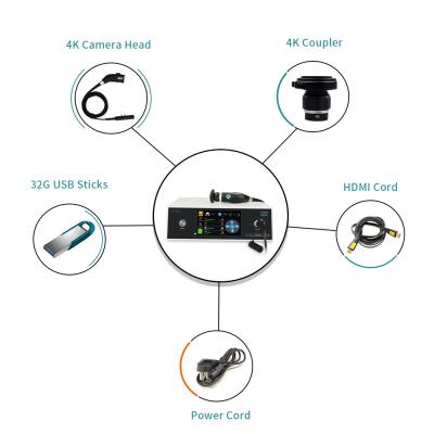 China TUYOU TU-D90TA 4K Endoscope Camera with 7-inch Touch Display Dual USB Ports One-touch Freeze and White Balance for Medical Imaging for sale