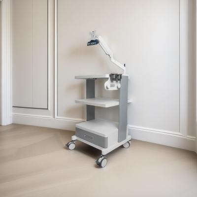 China TUYOU Class I Instrument Endoscope Trolley with 2-Year Warranty and 360° Rotation Adjustable Monitor Arm for sale