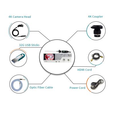 China 4K Resolution Medical Endoscope Camera with Built-in Cold Light Source for Laparoscopic & Orthopedic Use for sale