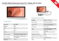 China FHD 13.3 Inches 1080P Portable Endoscopy Camera System With Recorder For  ENT Checking for sale