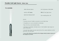 China TUYOU Manufacturer Affordable Cheap Waterproof IP67 Portable Light Source For ENT Checking for sale