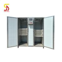 China 680w Low Temperature Hot Air Circulation Tray Drying Oven Lemon Chili PLC Controlled Batch Food Dehydration Equipment for sale