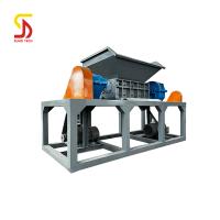 China 55kw 42CRMO W5SICR 500mm Blades Double Shaft Shredder Machine  8-10t/H for sale