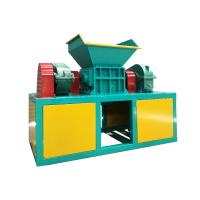 China Recycle Scrap Metal Shredder Machine Drum Scrap Iron Shredder Double Shaft  ZQ350 0.5 T/H for sale